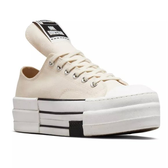 Rick Owens | Shoes | Converse X Rick Owens Dbl Drkstar White Canvas ...